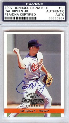 Cal Ripken Jr. Autographed Memorabilia | Signed Photo, Jersey ...