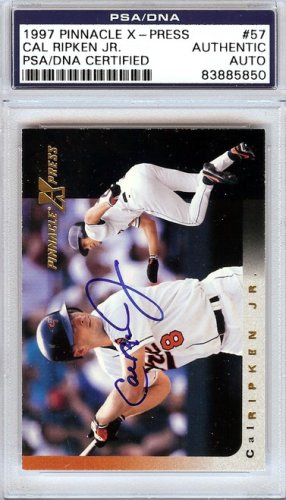 Cal Ripken Jr. Autographed Memorabilia | Signed Photo, Jersey ...