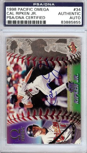 Cal Ripken Jr. Autographed Memorabilia | Signed Photo, Jersey ...