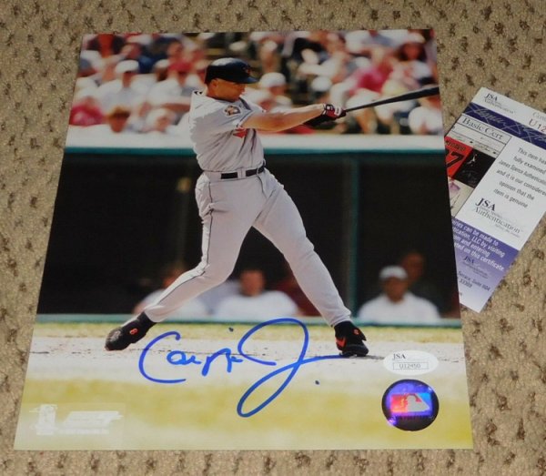 Cal Ripken Jr. Autographed Memorabilia | Signed Photo, Jersey ...