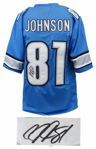 Calvin Johnson Autographed Memorabilia | Signed Photo, Jersey ...