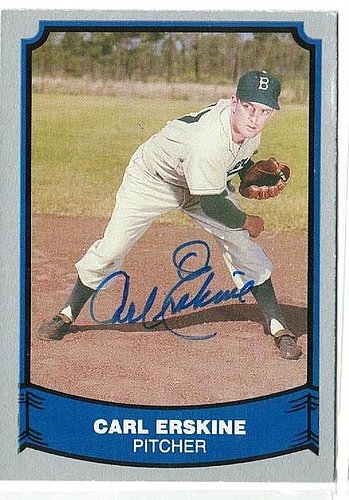 Carl Erskine Autographed Memorabilia | Signed Photo, Jersey ...