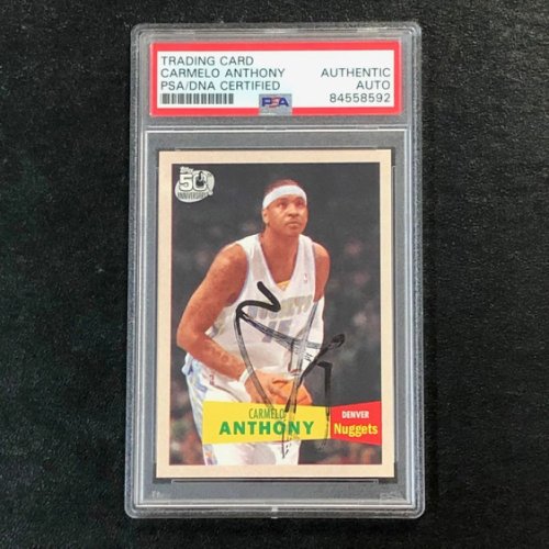 Carmelo Anthony Autographed Memorabilia | Signed Photo, Jersey ...