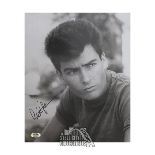 Charlie Sheen Autographed Memorabilia | Signed Photo, Jersey, Collectibles & Merchandise