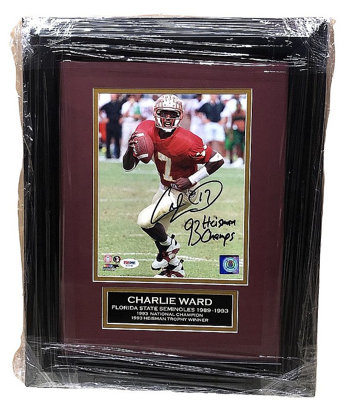 Charlie Ward Autographed Signed Florida State Seminoles Framed 8x10 ...