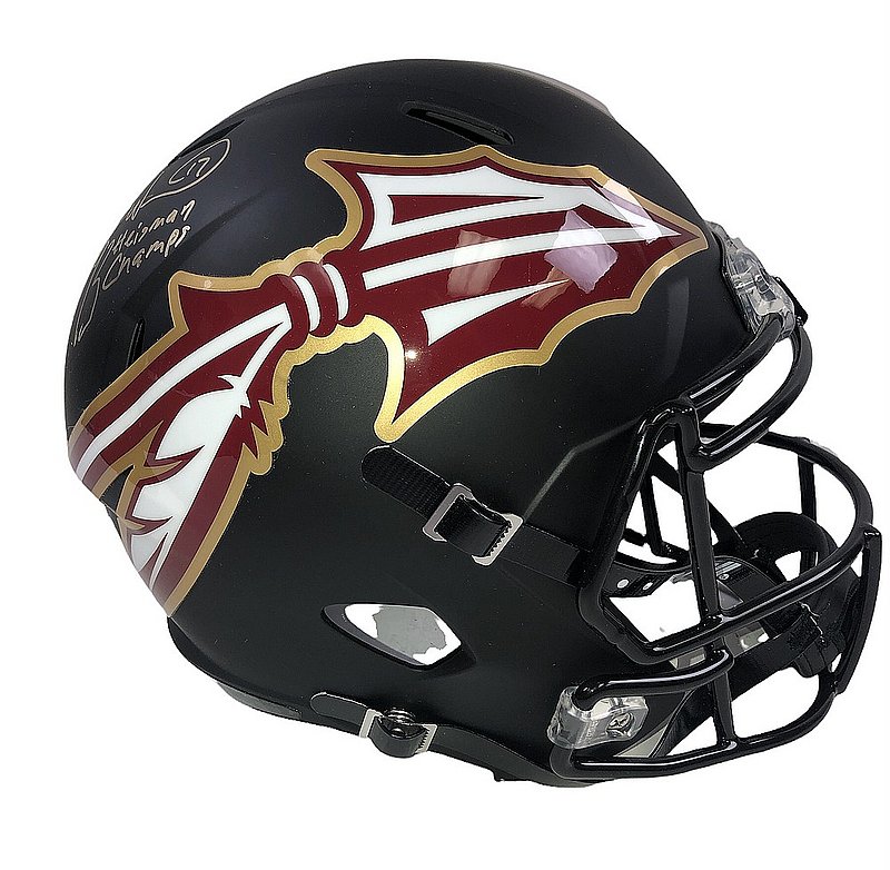 Charlie Ward Autographed Signed Florida State Seminoles Riddell Speed ...