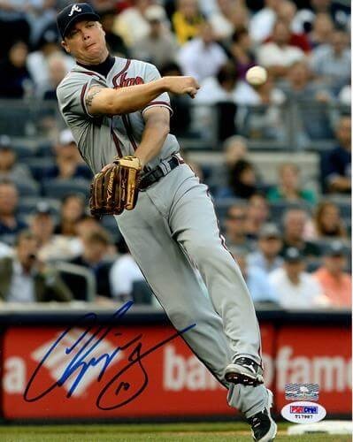 Chipper Jones | Autographed Baseball Memorabilia & MLB Merchandise