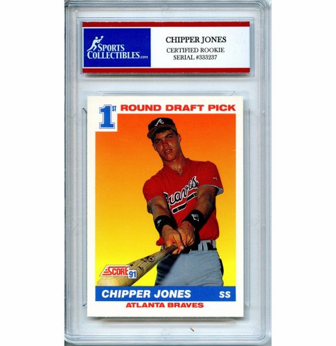 Chipper Jones | Autographed Baseball Memorabilia & MLB Merchandise