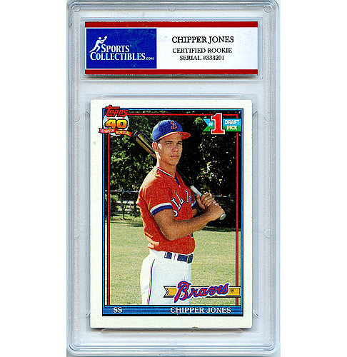 Chipper Jones | Autographed Baseball Memorabilia & MLB Merchandise