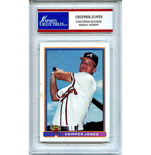Chipper Jones | Autographed Baseball Memorabilia & MLB Merchandise