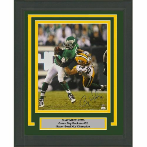 Clay Matthews Autographed Memorabilia | Signed Photo, Jersey ...