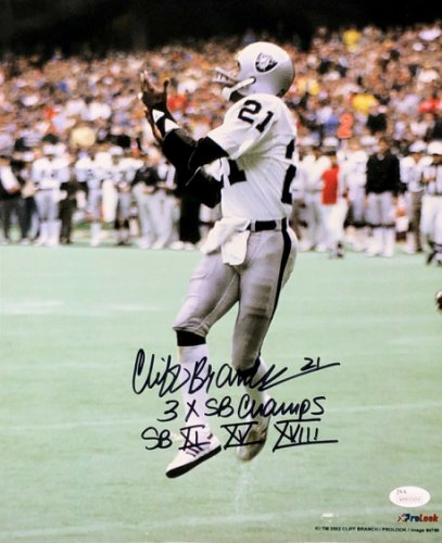 Cliff Branch Autographed Memorabilia | Signed Photo, Jersey ...