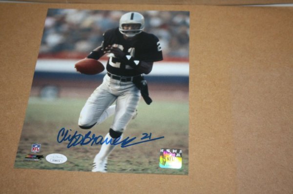 Cliff Branch Autographed Memorabilia | Signed Photo, Jersey ...