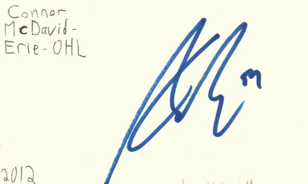 Connor McDavid Autographed Memorabilia | Signed Photo, Jersey ...