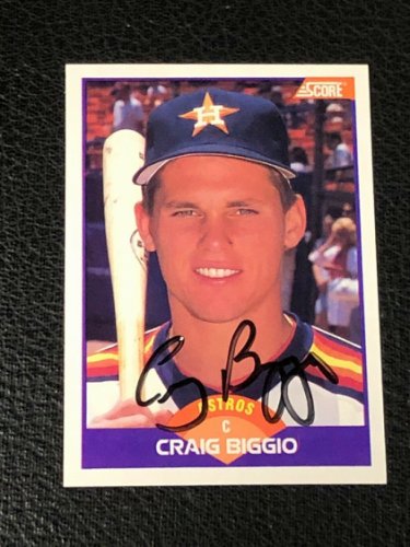 Craig Biggio Autographed Memorabilia | Signed Photo, Jersey ...