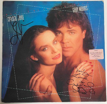 Crystal Gayle & Gary Morris dual Autographed Signed 1987 What If We ...