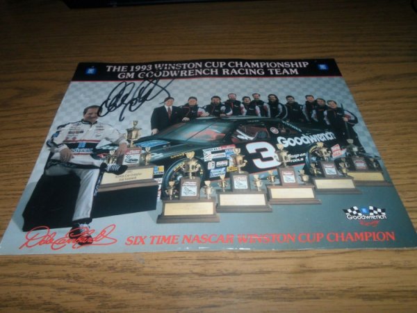 Dale Earnhardt Autographed Memorabilia | Signed Photo, Jersey ...