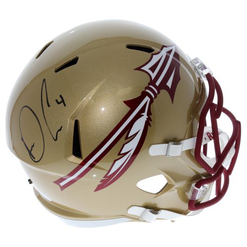 Dalvin Cook Florida State Seminoles Mini Speed Helmet - JSA Authentic