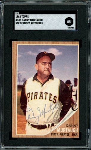 Danny Murtaugh Autographed Memorabilia | Signed Photo, Jersey ...