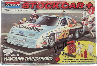 Davey Allison Autographed Signed NASCAR 1:24 Scale Stock Car+ 1990 ...