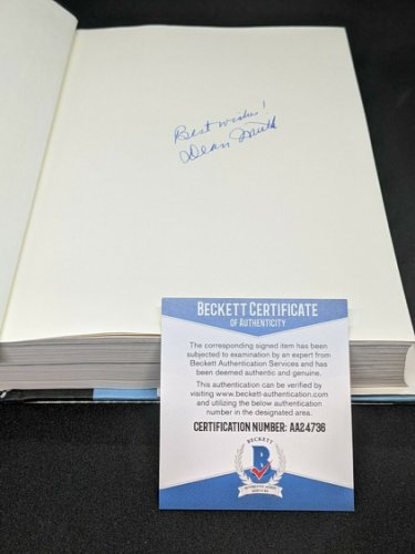 Dean Smith Autographed Memorabilia | Signed Photo, Jersey, Collectibles ...