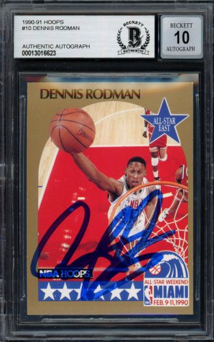 Dennis Rodman Autographed Memorabilia | Signed Photo, Jersey ...
