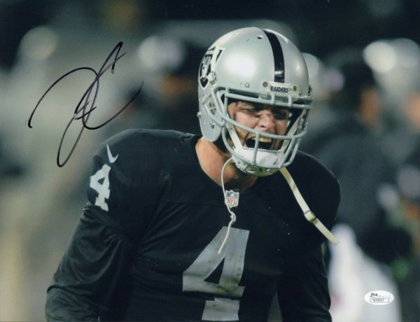 Derek Carr Autographed Memorabilia | Signed Photo, Jersey, Collectibles ...