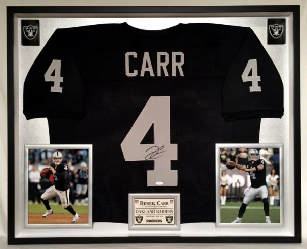 Derek Carr Autographed Memorabilia | Signed Photo, Jersey, Collectibles ...