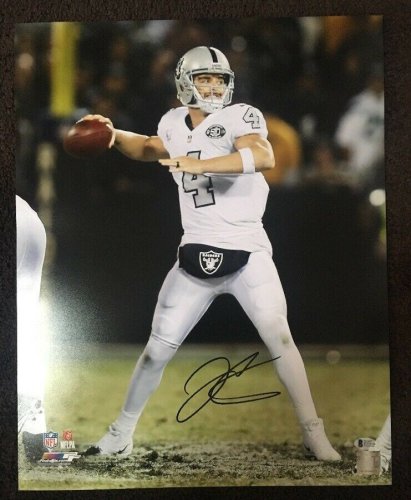 Derek Carr Autographed Memorabilia | Signed Photo, Jersey, Collectibles ...
