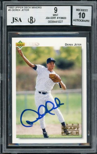 Derek Jeter | Autographed Baseball Memorabilia & MLB Merchandise