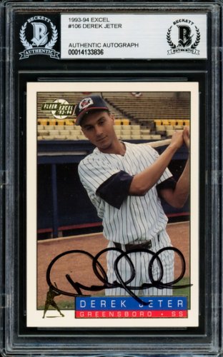 Derek Jeter | Autographed Baseball Memorabilia & MLB Merchandise