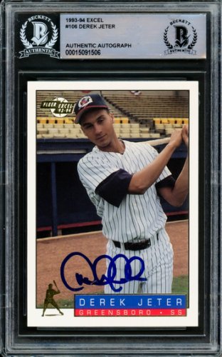 Derek Jeter | Autographed Baseball Memorabilia & MLB Merchandise