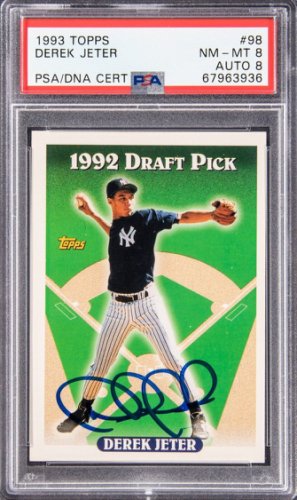 Derek Jeter | Autographed Baseball Memorabilia & MLB Merchandise