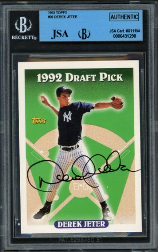 Derek Jeter | Autographed Baseball Memorabilia & MLB Merchandise