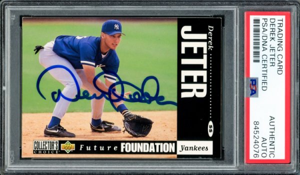 Derek Jeter | Autographed Baseball Memorabilia & MLB Merchandise