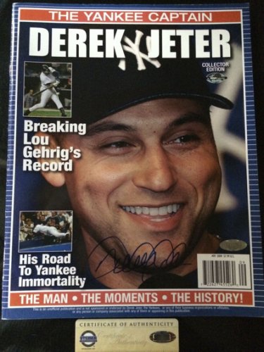 Derek Jeter | Autographed Baseball Memorabilia & MLB Merchandise