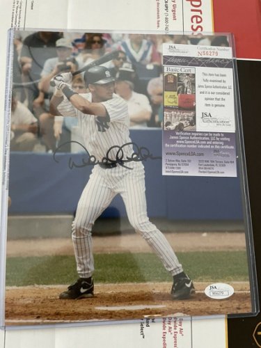 Derek Jeter | Autographed Baseball Memorabilia & MLB Merchandise