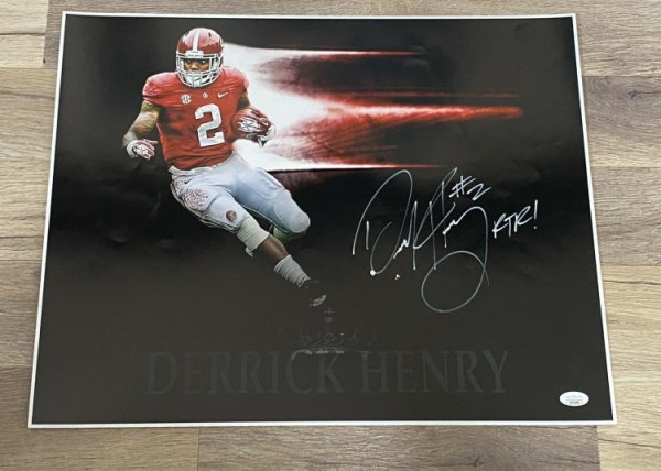 Derrick Henry Autographed Memorabilia | Signed Photo, Jersey ...