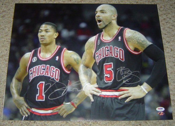 Derrick Rose Autographed Memorabilia | Signed Photo, Jersey ...