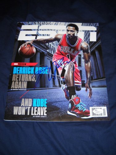 Derrick Rose Autographed Memorabilia | Signed Photo, Jersey ...