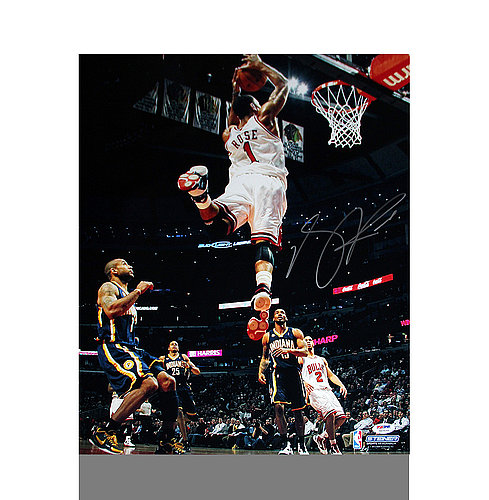 Derrick Rose Autographed Memorabilia | Signed Photo, Jersey ...