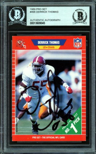 Derrick Thomas Autographed Memorabilia | Signed Photo, Jersey ...