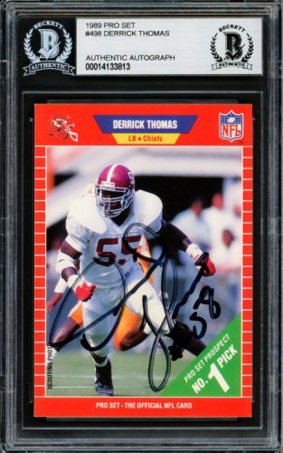 Derrick Thomas Autographed Memorabilia | Signed Photo, Jersey ...