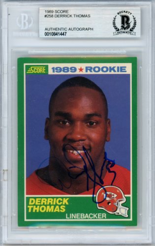 Derrick Thomas Autographed Memorabilia | Signed Photo, Jersey ...