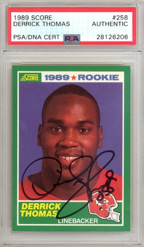 Derrick Thomas Autographed Memorabilia | Signed Photo, Jersey ...
