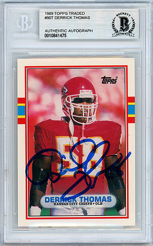 Derrick Thomas Autographed Memorabilia | Signed Photo, Jersey ...