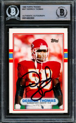 Derrick Thomas Autographed Memorabilia | Signed Photo, Jersey ...