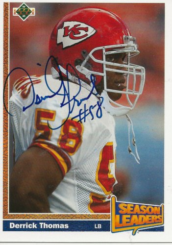 Derrick Thomas Autographed Memorabilia | Signed Photo, Jersey ...