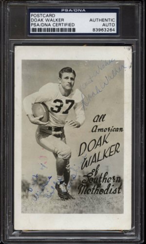 Doak Walker Autographed Memorabilia | Signed Photo, Jersey ...