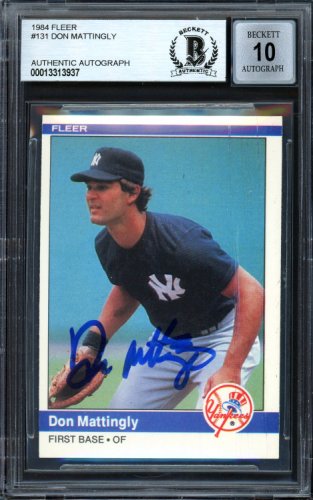 Don Mattingly Autographed Memorabilia | Signed Photo, Jersey ...